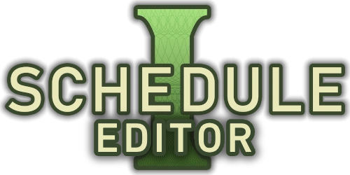 Schedule 1 - Blueprint Editor